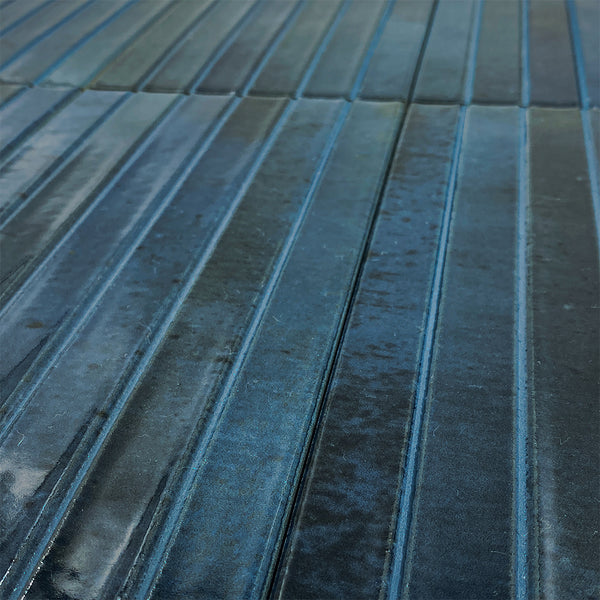 TilesInspired | KitKats and Mosaics | Navy Keys (5" x 10")