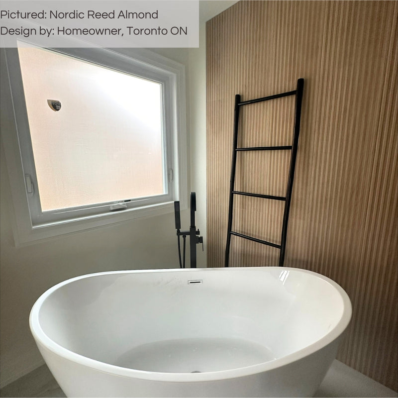 TilesInspired | Wood Tile | Nordic Reed Almond Wood Wall Panel