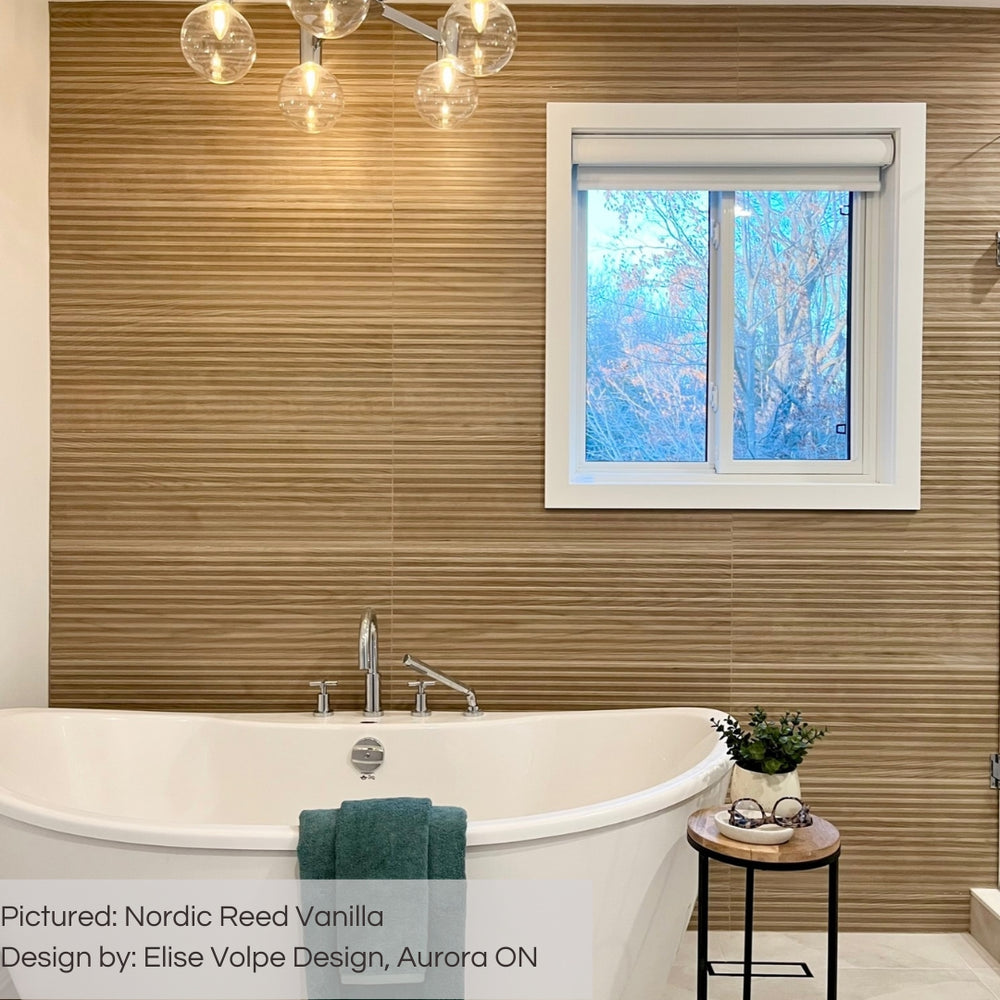 TilesInspired | Wood Tile | Nordic Reed Vanilla Wood Wall Panel