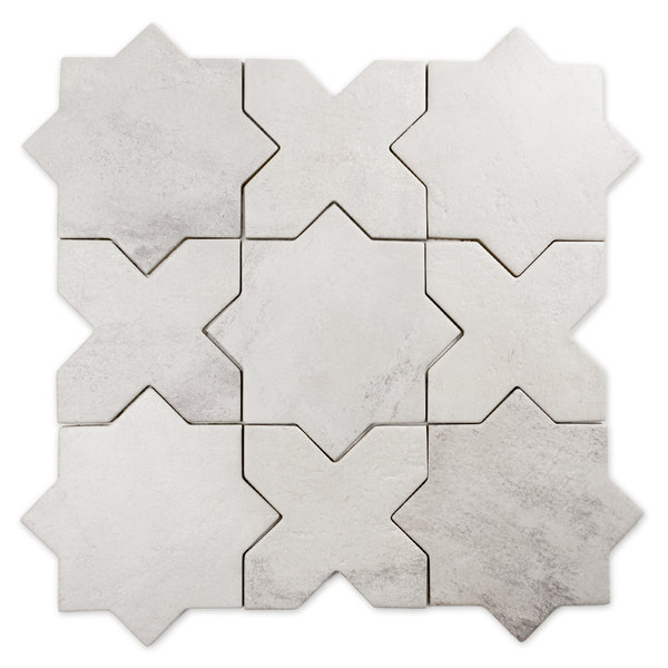 TilesInspired | Star & Cross | Potter's Weave Dove (6" X 6")