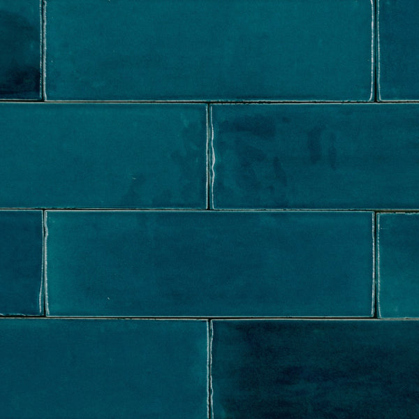 TilesInspired | Subway Tile | Ocean Blue Bars (2" x 6.5")