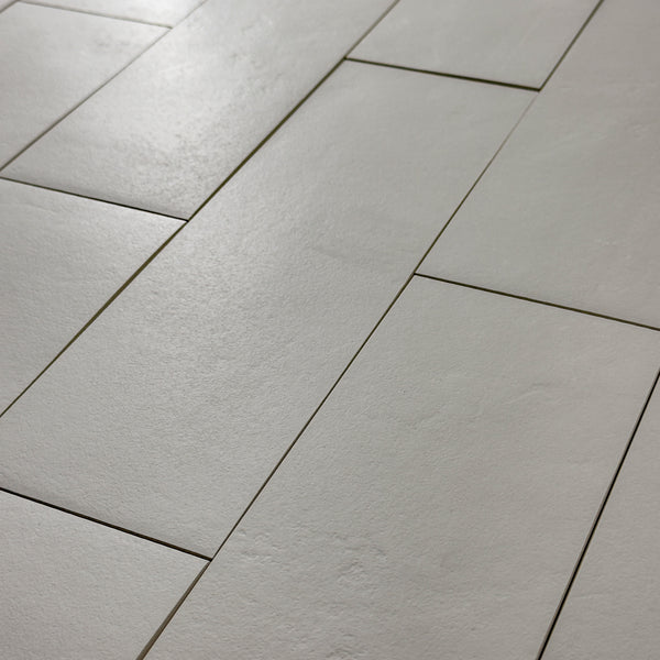 TilesInspired | Checkmate Grey Checkerboard Tile (4" X 12")