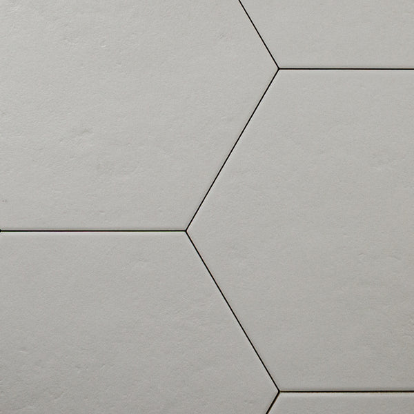 TilesInspired | Checkmate Grey Hexagon Checkerboard Tile (10" X 9")