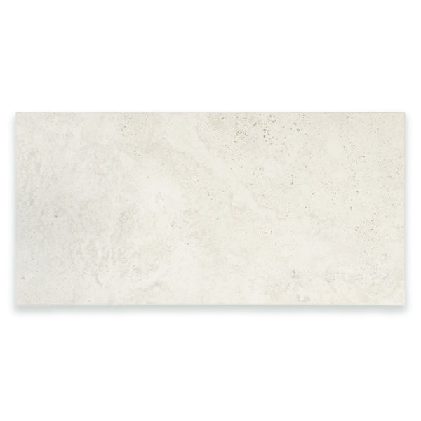 TilesInspired | Travertine Milk Porcelain Tile (24" X 48")