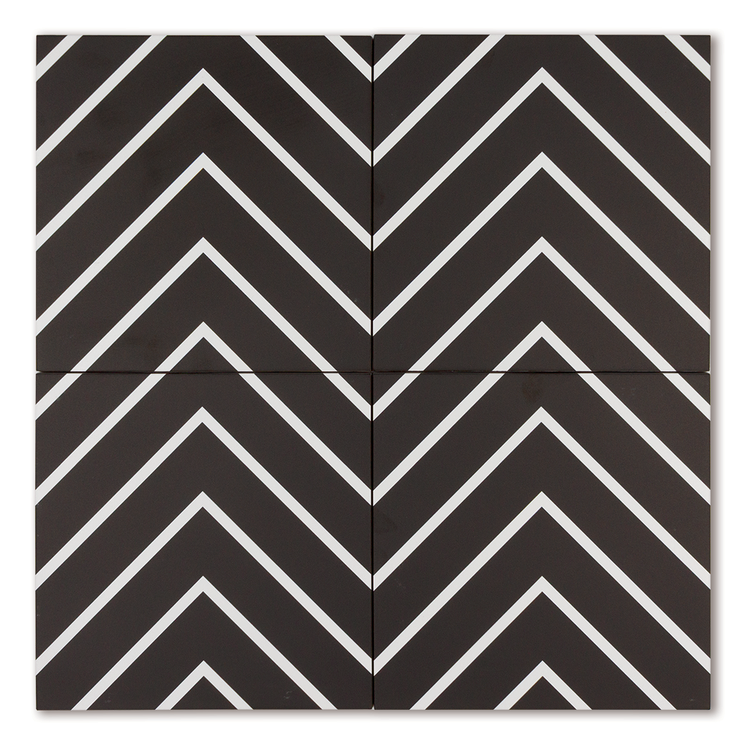 TilesInspired | Decorative Pattern Tiles | Formation Black