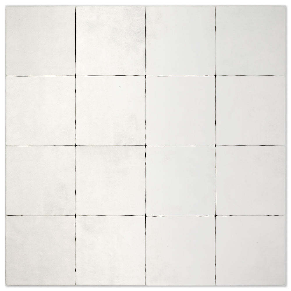 TilesInspired | Porcelain | Zellige Powder Matte (4.5" X 4.5")